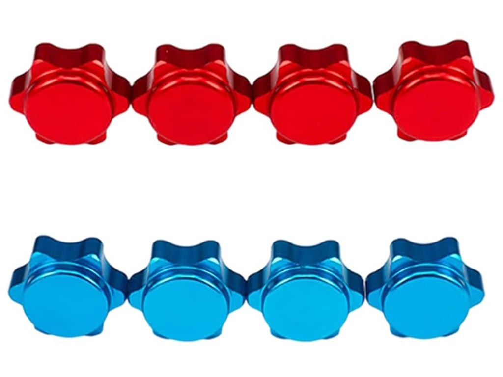 1/8 to 1/6 Scale Aluminum Wheel Nuts 17mm Hex (fits Primal RC Porsche ...