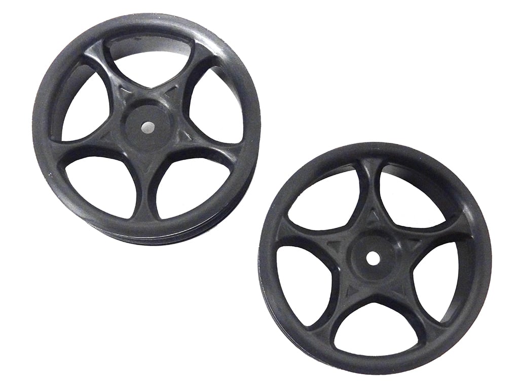 QS Black Nylon Front Wheels w/ 12mm Hex (2) – Fearless RC