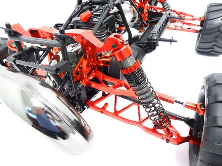 1/5 BAJA EXT 5T 45cc Stadium Truck (black/white/red) – Fearless RC
