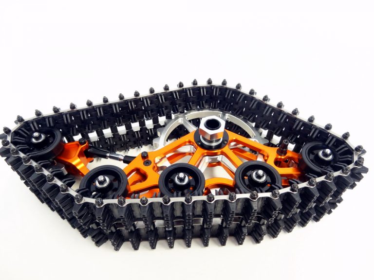 CNC Aluminum Crawler Snow Tracks (set of 2) (red) – Fearless RC