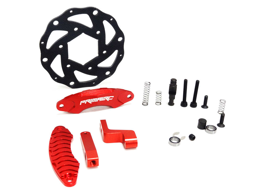 Primal RC Challenger Billet Aluminum Disc Brake Pad Kit and Carbon ...
